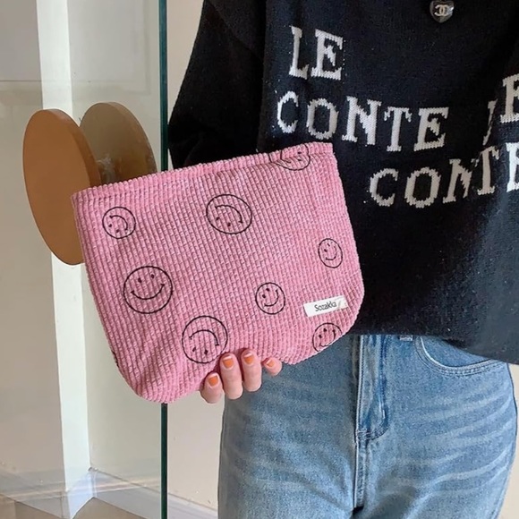 Bags | Smiley Face Pouch | Poshmark